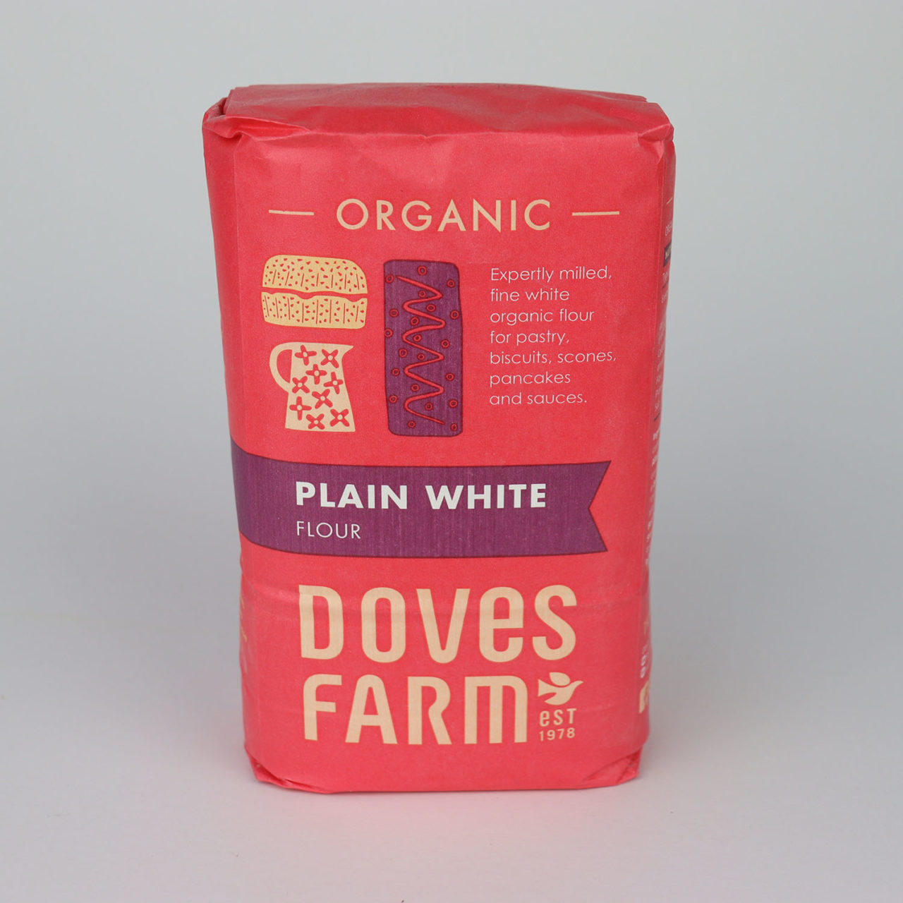 Doves Farm Organic Fine Plain White Flour | The Veg Box Company